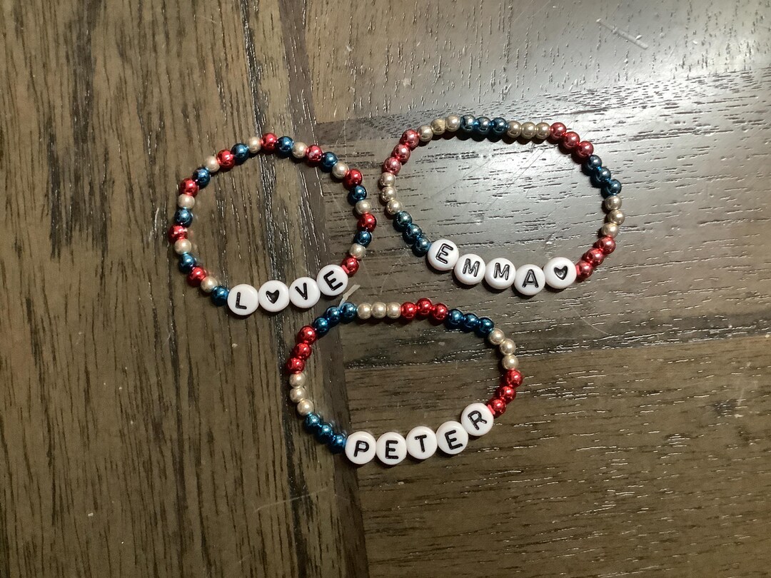 Personalized | Flag Color Bracelets | Different Styles and Sizes | July ...