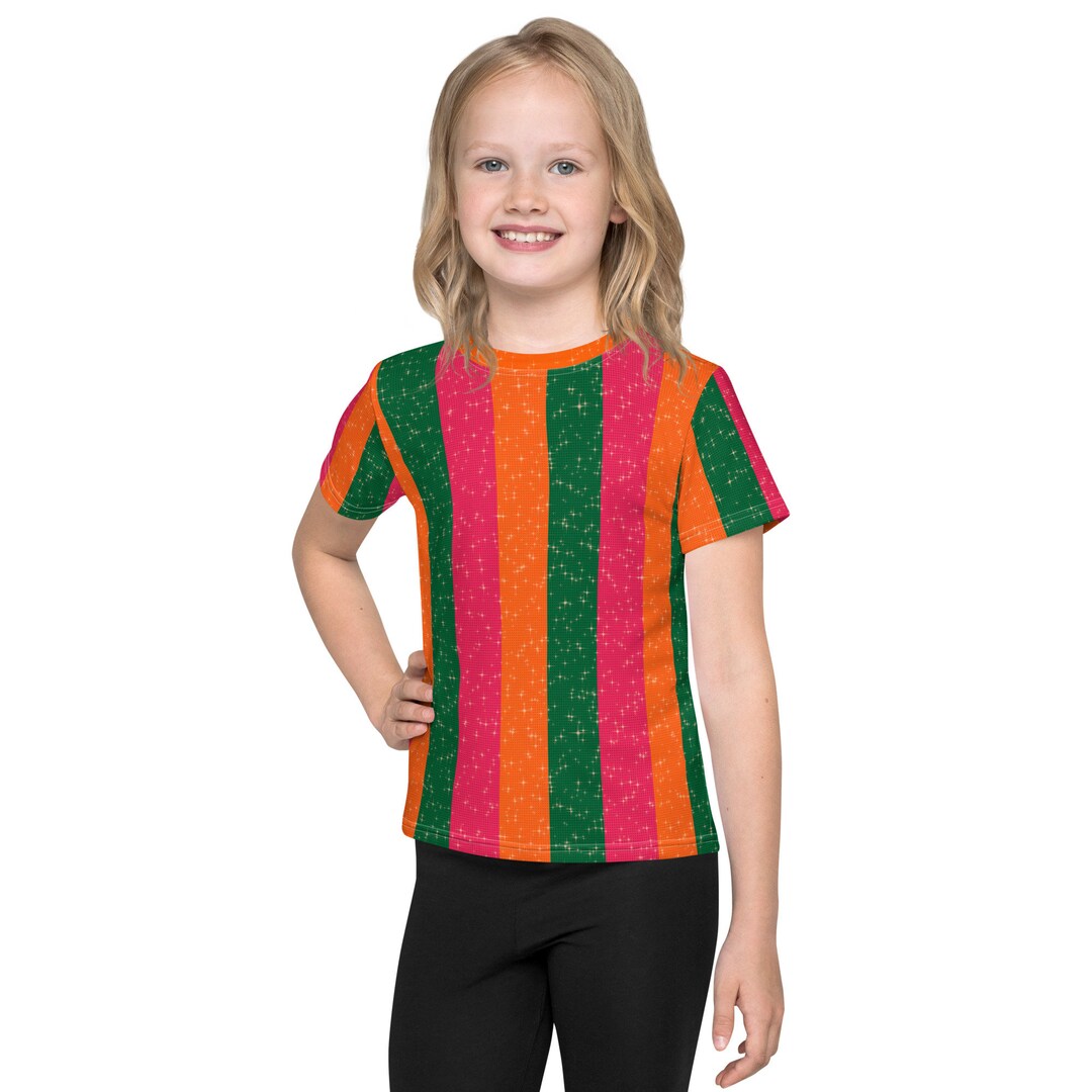 Pop Star Concert Wear Stripes Kids Crew Neck T-shirt, Toddler and ...