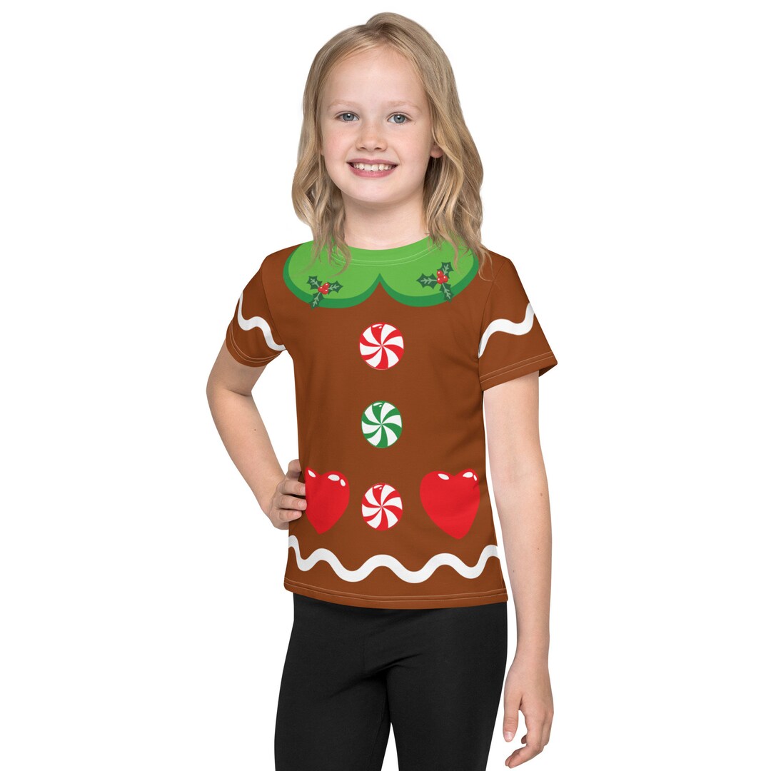 Gingerbread Girl Costume for Toddlers and Little Kids, Christmas 2022 ...