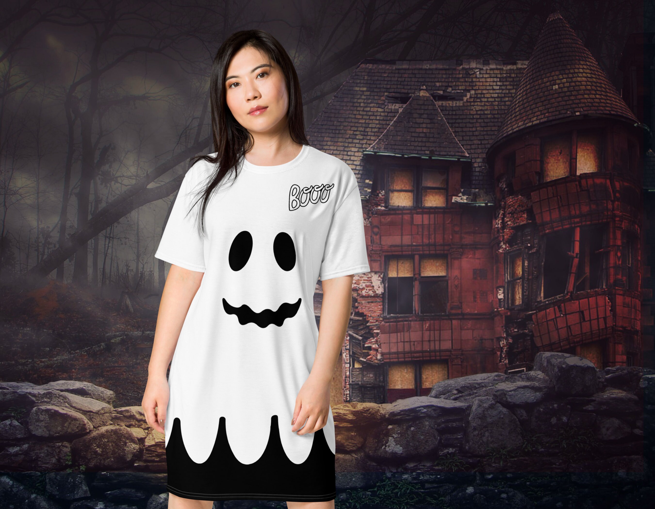 Boo Halloween Costume Adult