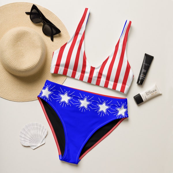Patriotic Swimsuit Etsy