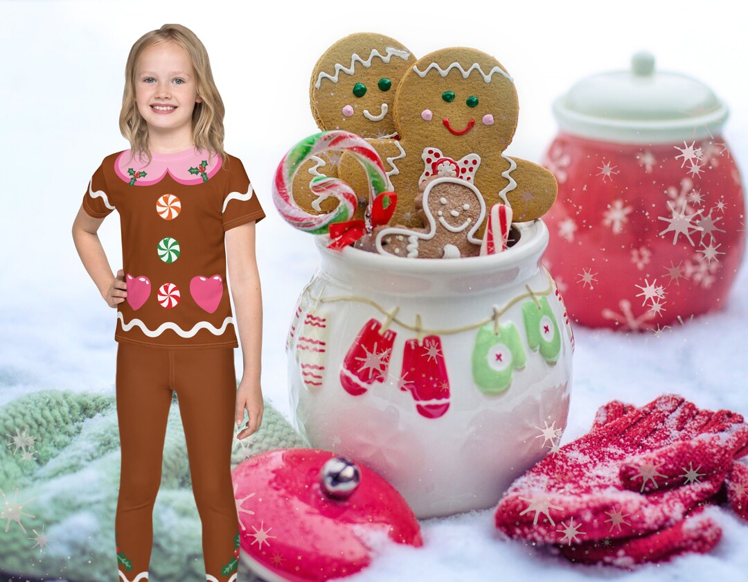 Gingerbread Girl Costume for Toddlers and Little Kids Cookie - Etsy