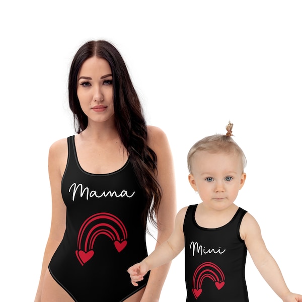 Matching Swimsuits for Mom and Daughter - Etsy