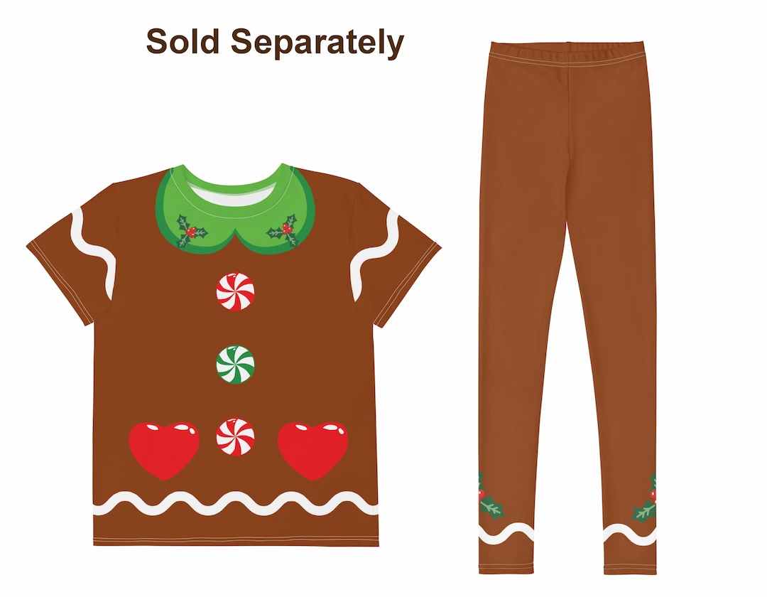 Gingerbread Costume for Girls, Christmas Outfit - Etsy