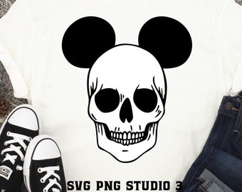 Mickey Skeleton Svg - Etsy