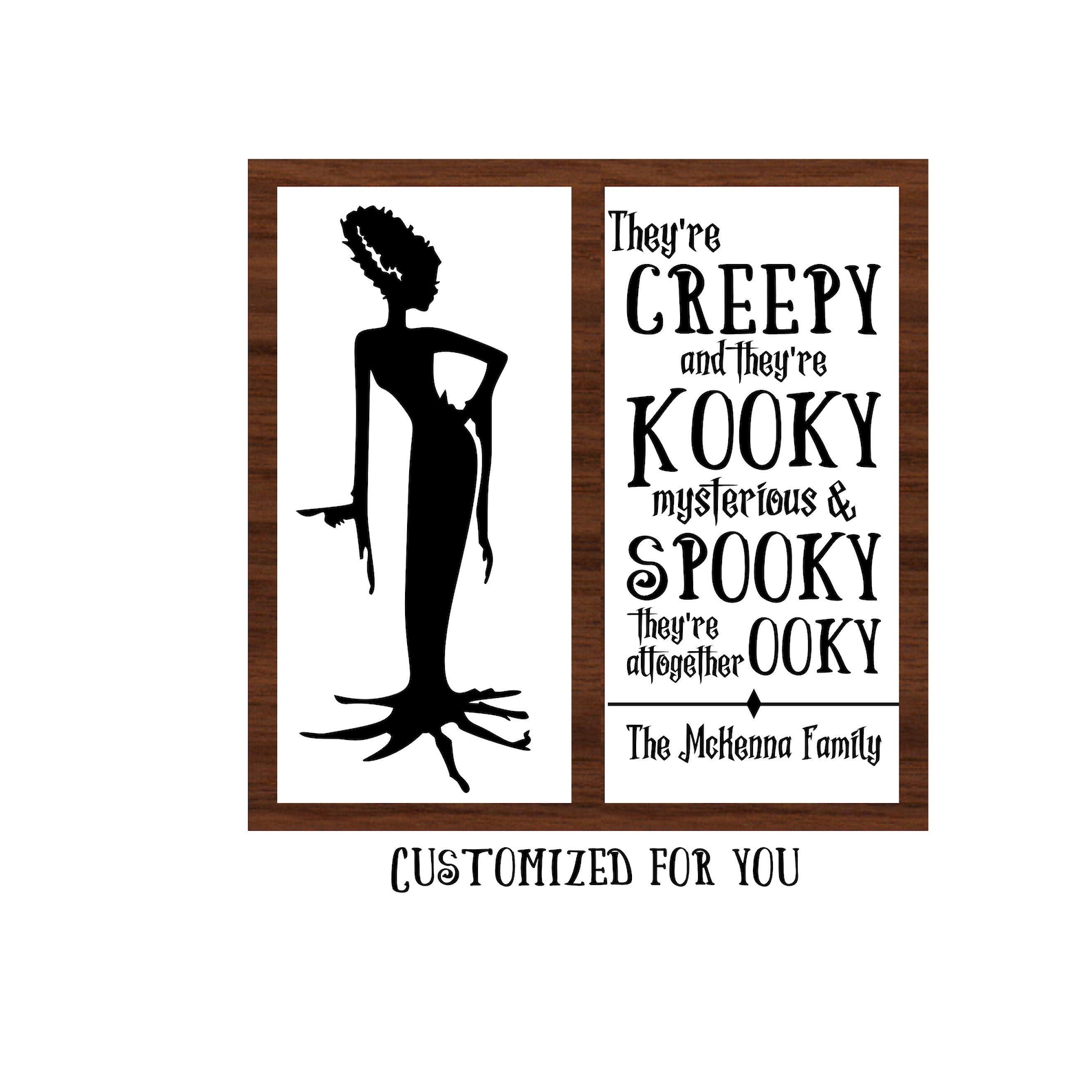 Addams Family Customizable Sign Stencil Svg Png Studio3 Jpg | Etsy