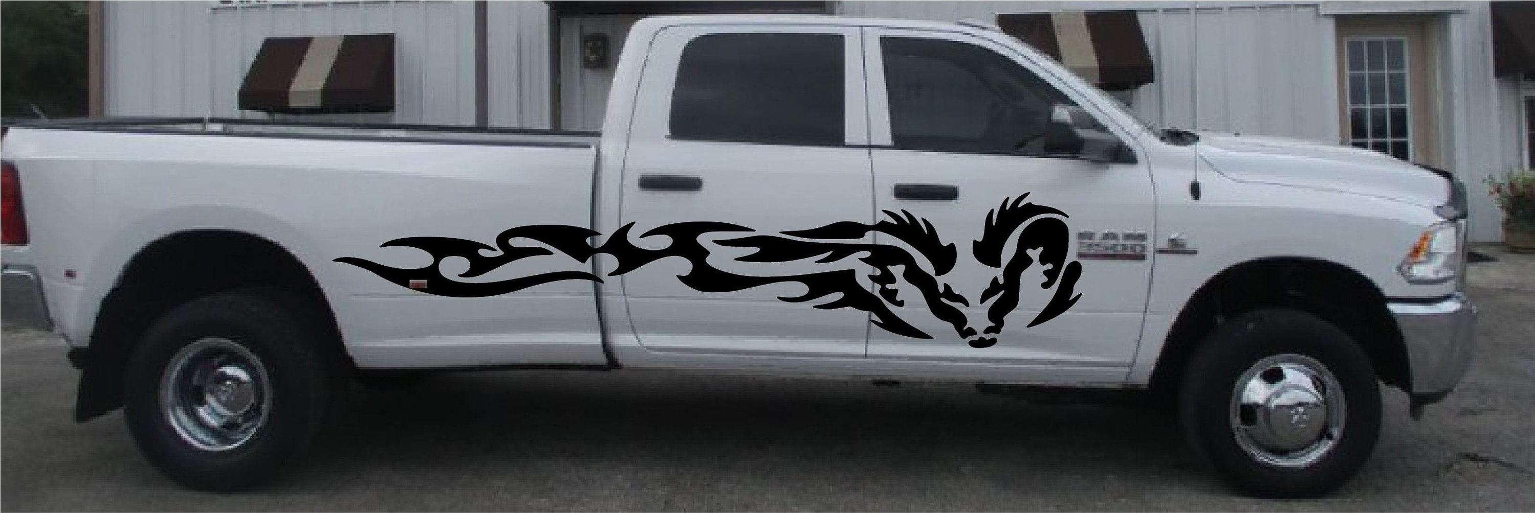 EXTRA LONG Dodge Ram 3500 Big Horn Dually Truck Decal Vinyl | Etsy