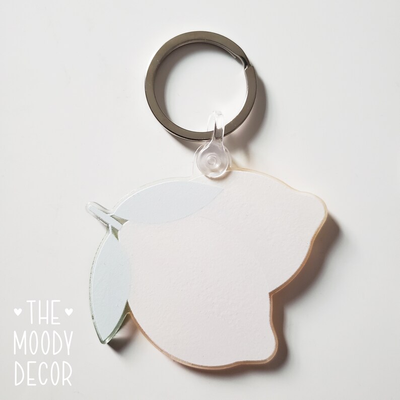 Lemon Keychain, Cute Fruit Key Decoration, Citrus Lover, Sour Sweet ...