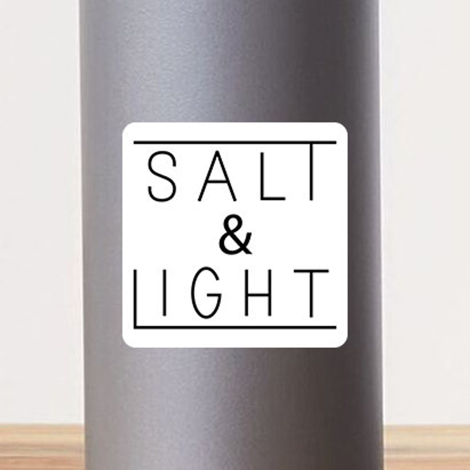 Salt and Light Sticker, Inspired Bible Verse Sticker, Salty and Bright ...