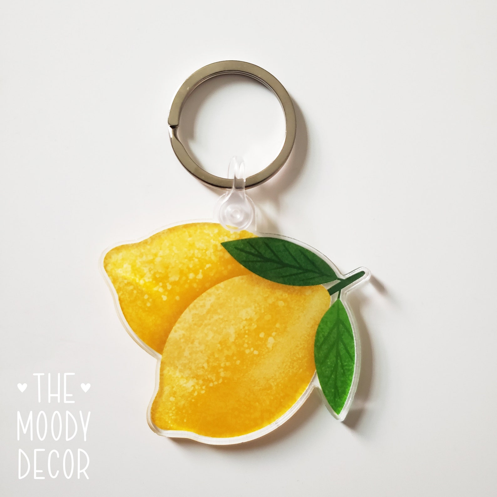 Lemon Keychain, Cute Fruit Key Decoration, Citrus Lover, Sour Sweet ...