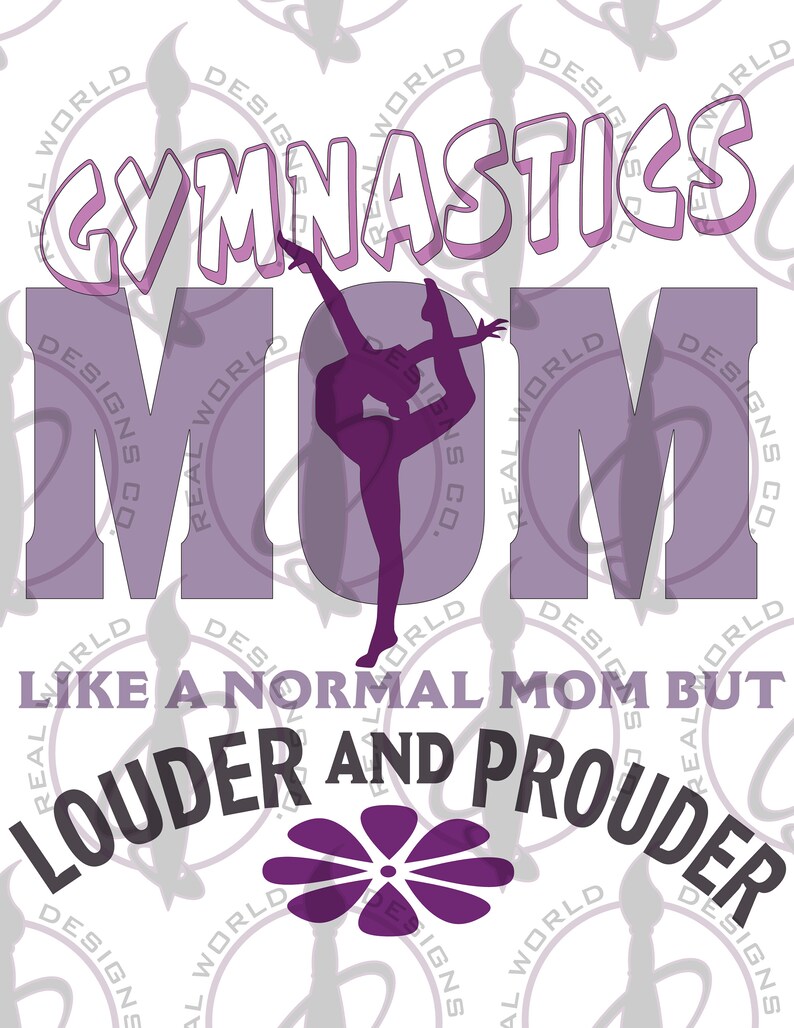 Gymnastic Mom SVG Gymnast Mom SVG File Loud and Proud Svg Cricut Files ...