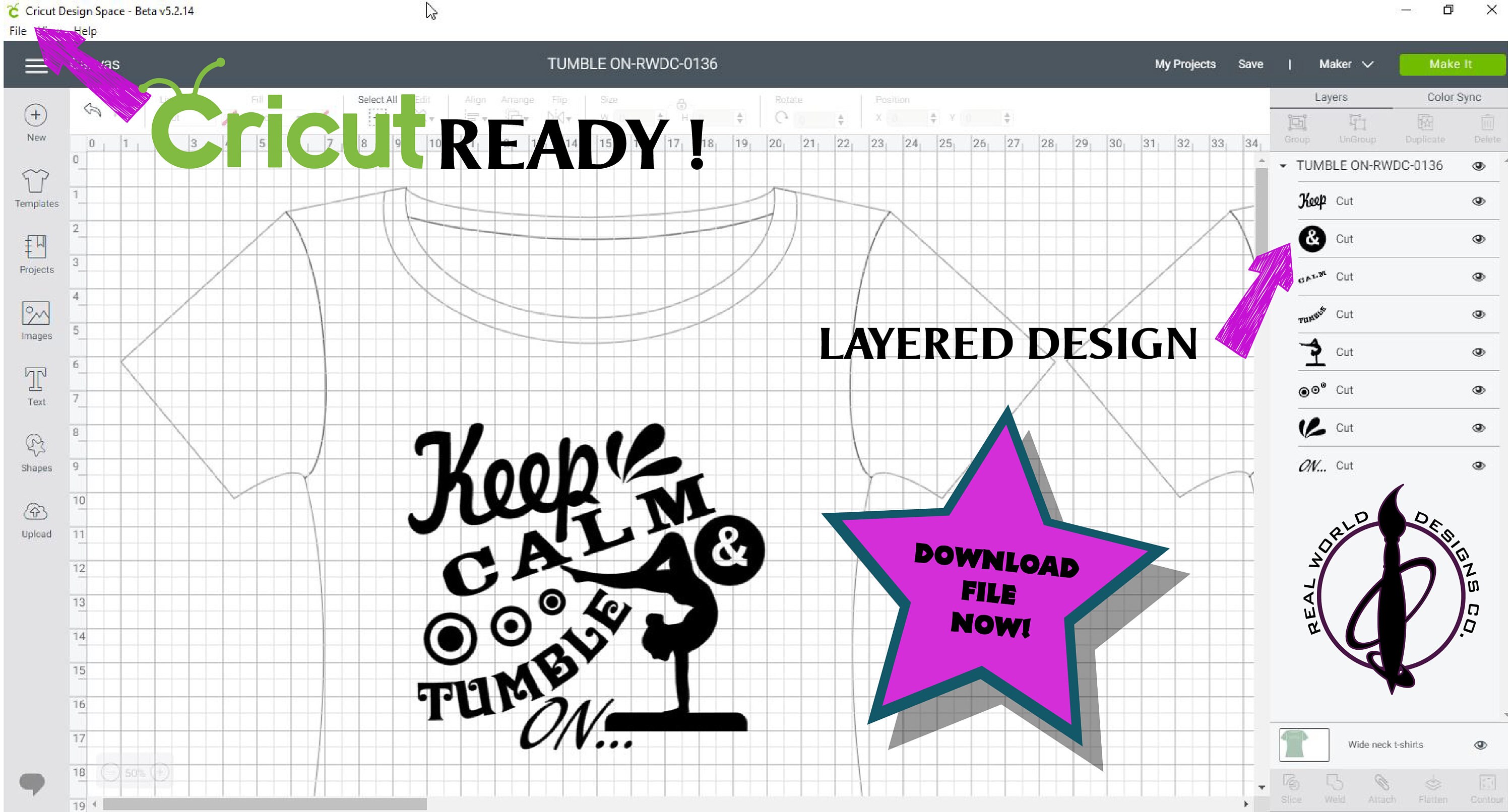 Gymnast SVG Tumbling SVG Keep Calm Tumble Svg Love Gymnastics Svg Cut ...