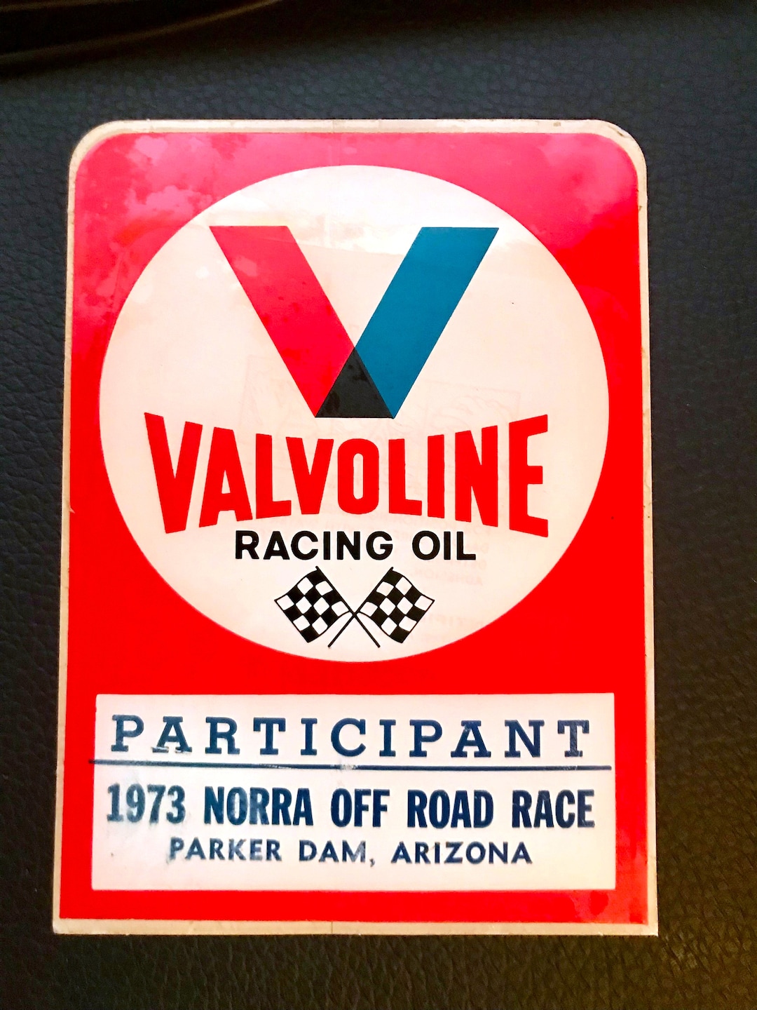 1973 Norra off Road Race Participant Decal Valvoline - Etsy