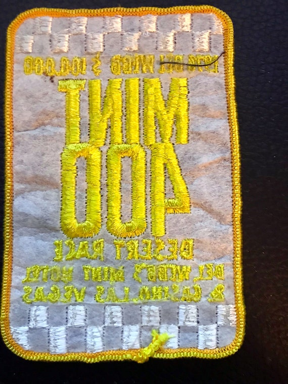 1976 Del Webb Mint 400 Desert Race Patch - Gem