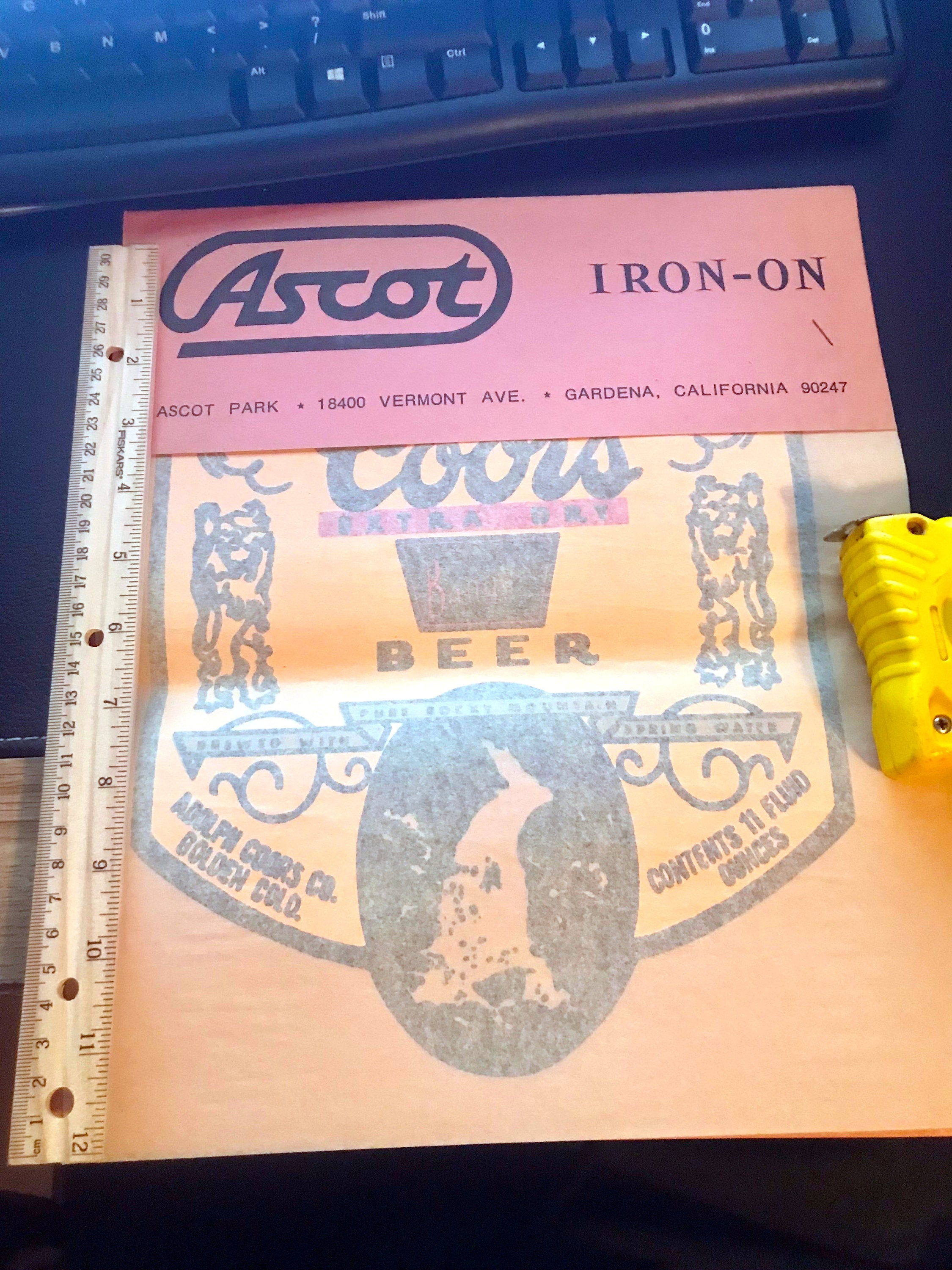 1978 Coors Extra Dry Banquet Beer Shield Logo Racing Tshirt Iron-on - Etsy