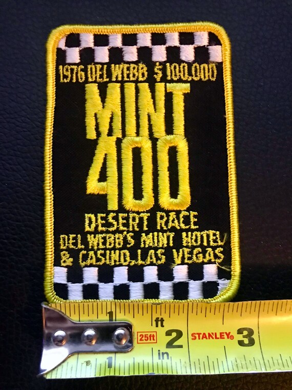 1976 Del Webb Mint 400 Desert Race Patch - Gem