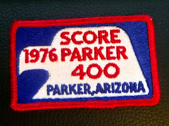 1976 SCORE Parker 400 Off-Road Race Driver Patch in P… - Gem