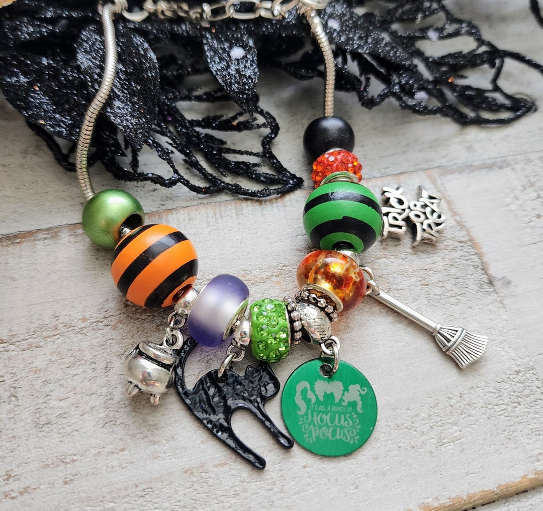 A Bunch of Hocus Pocus European Bead Charm Bracelet | 2 Sizes Available ...