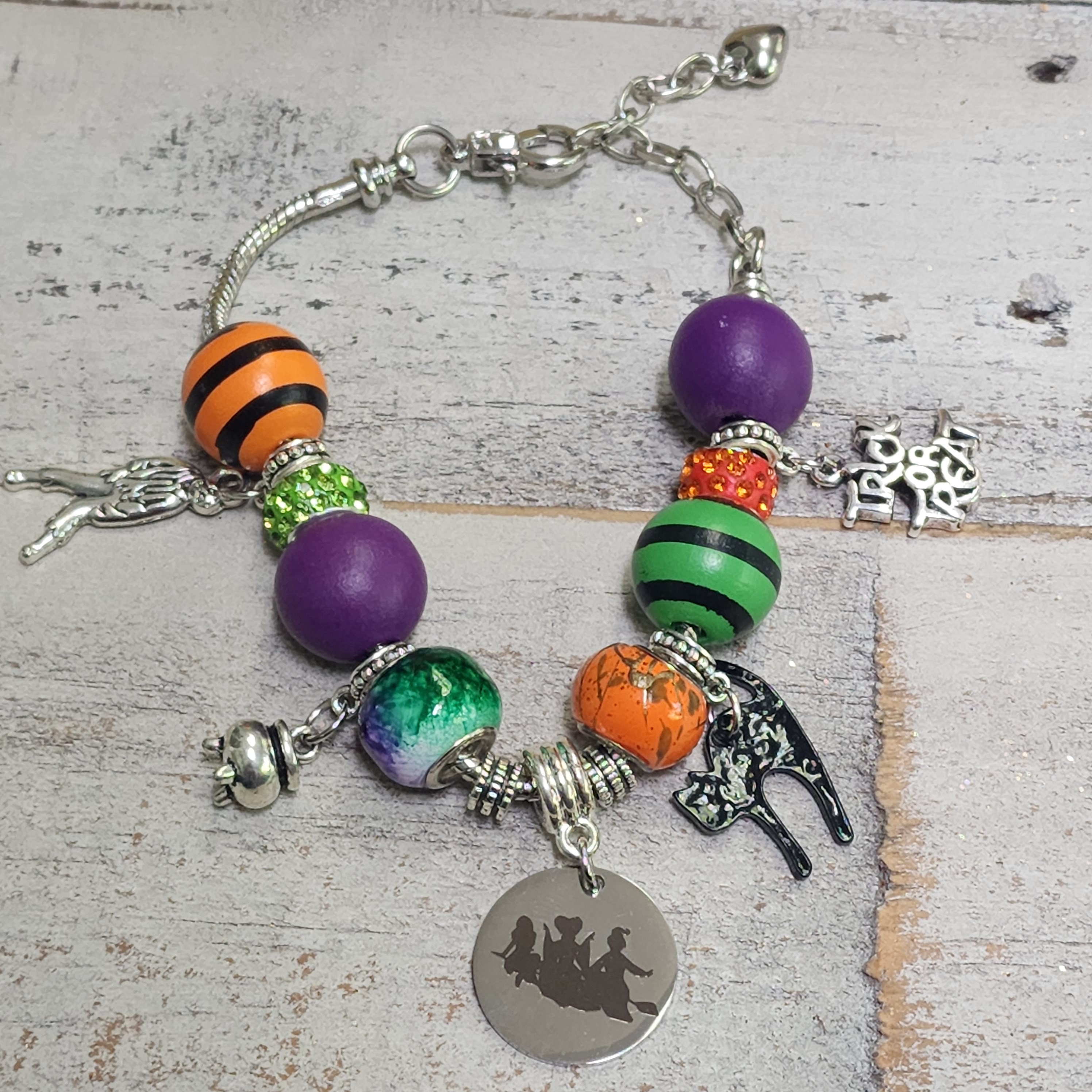 Flying Sanderson Sisters Hocus Pocus Themed European Bead - Etsy