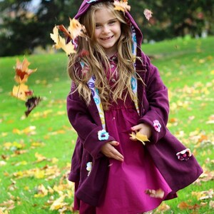 Toddlers & Girls Warm Double Fleece Patchwork Jacket / Girls - Etsy