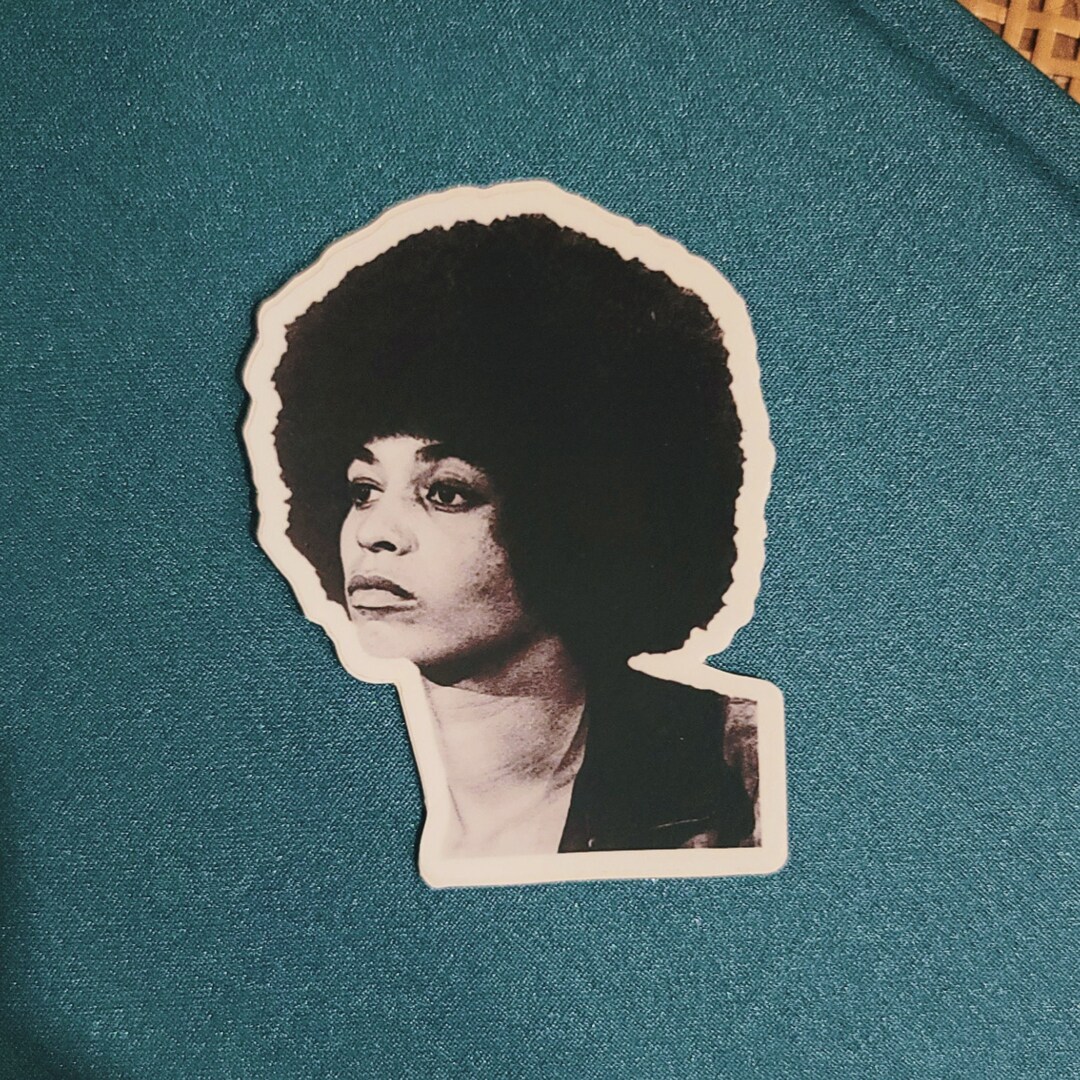 THE ANGELA DAVIS. Sticker. - Etsy