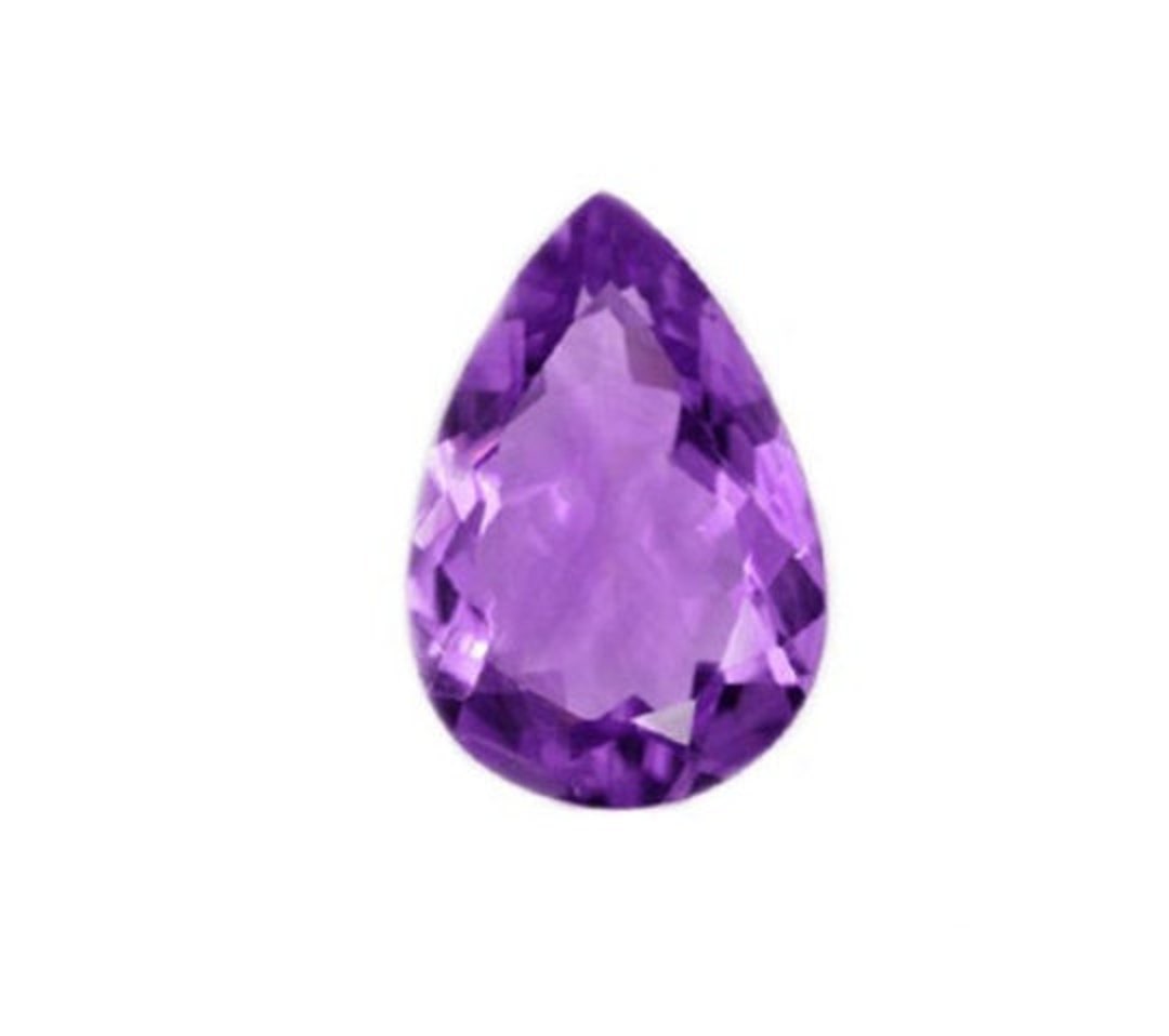 Cut and Polished AAA Amethyst Pear Shape - Etsy