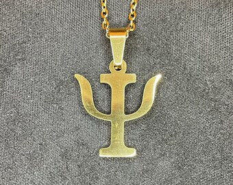 Gold Psi Symbol - Etsy