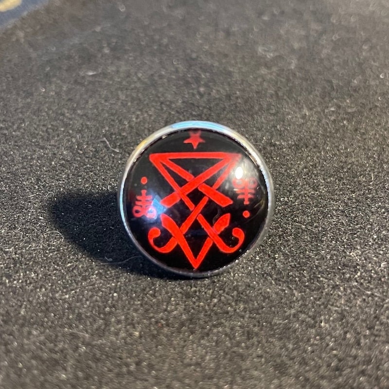 Pentagram Pin - Etsy