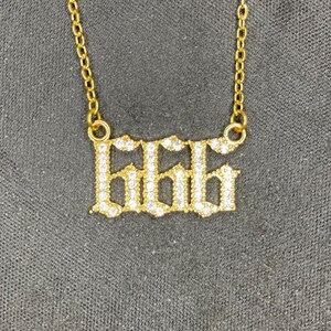 Diamond 666 Number of the Beast Devil's Mark Stainless Steel Pendant ...