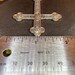 Large Ornate Upside Down Cross Inverted Crucifix Hand-poured Aluminum ...