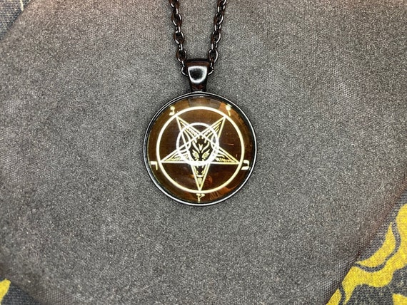 Baphomet pentagram necklace store