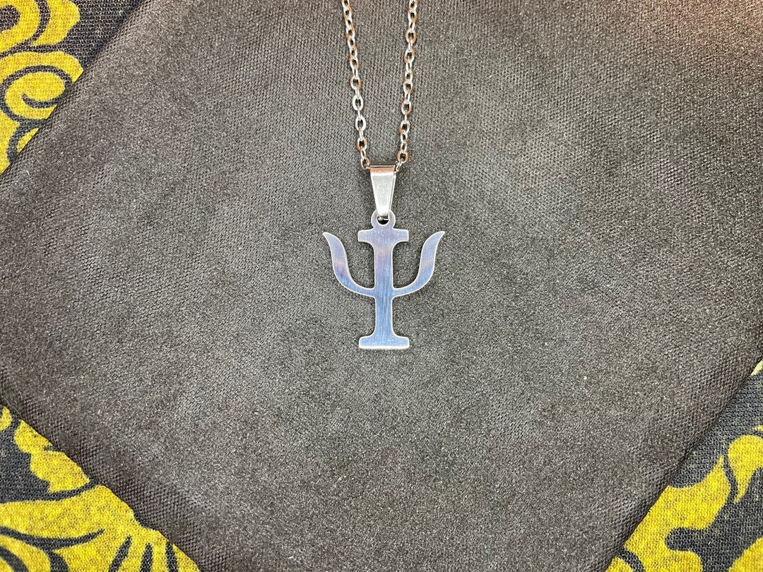 Psi Symbol Psionics Greek Psychic Energy Power Stainless Steel Pendant ...