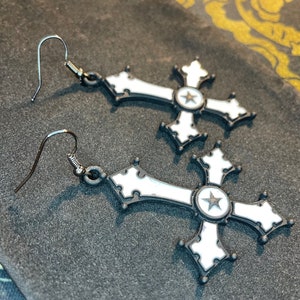 Upside Down Lucifer Cross Inverted Crucifix Star Steel Pendant - Etsy