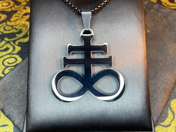 Leviathan Cross Sigil of Lucifer Baphomet Stainless S… - Gem
