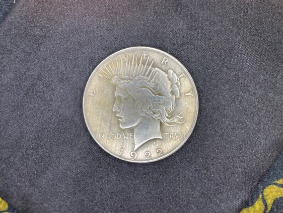 Two-face Flip Decision Double-sided Heads Coin 1922 Peace | Etsy