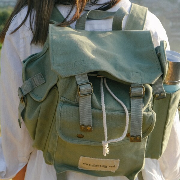 Recycled Backpack - Etsy