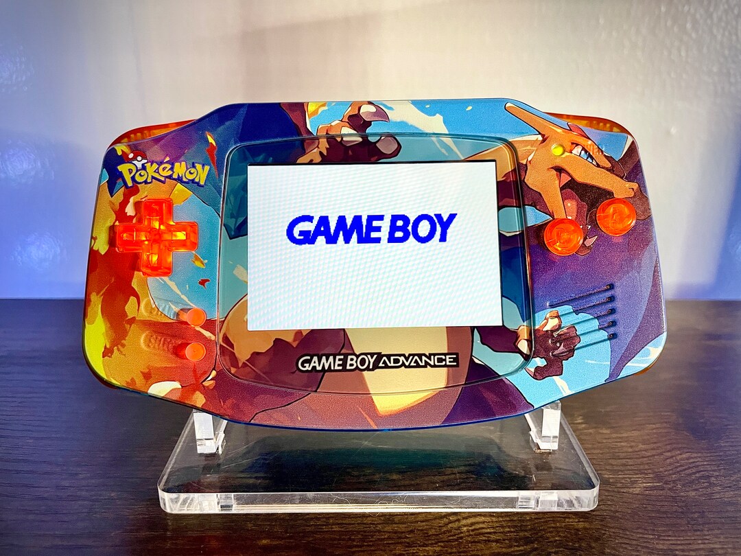 Charizard Custom Modded Backlit IPS - Game Boy Advance - Etsy