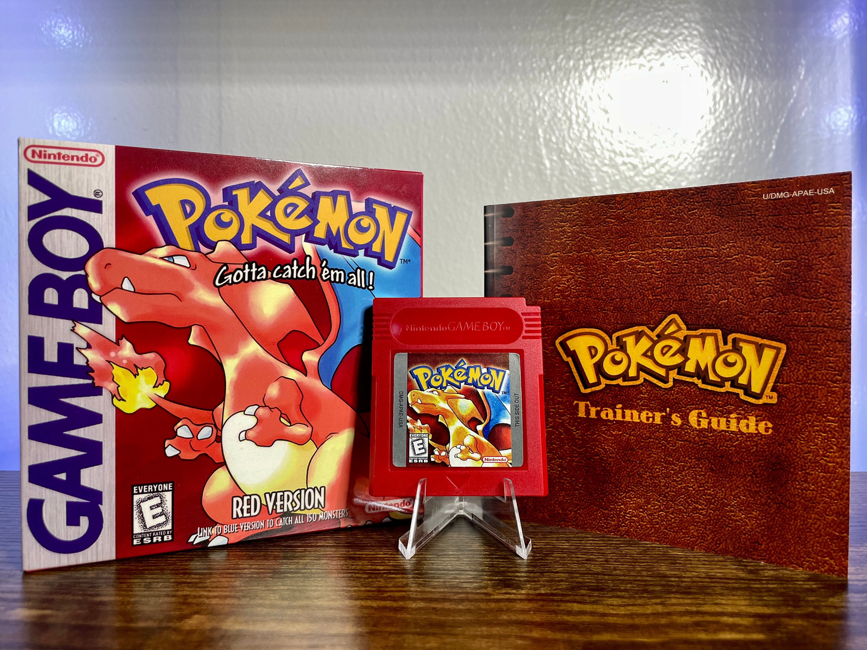 Nintendo Game Boy Color Pokemon Red Complete in Box CIB - Etsy