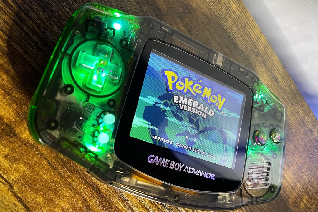 Custom Black Modded Backlit IPS Game Boy Advance - Etsy
