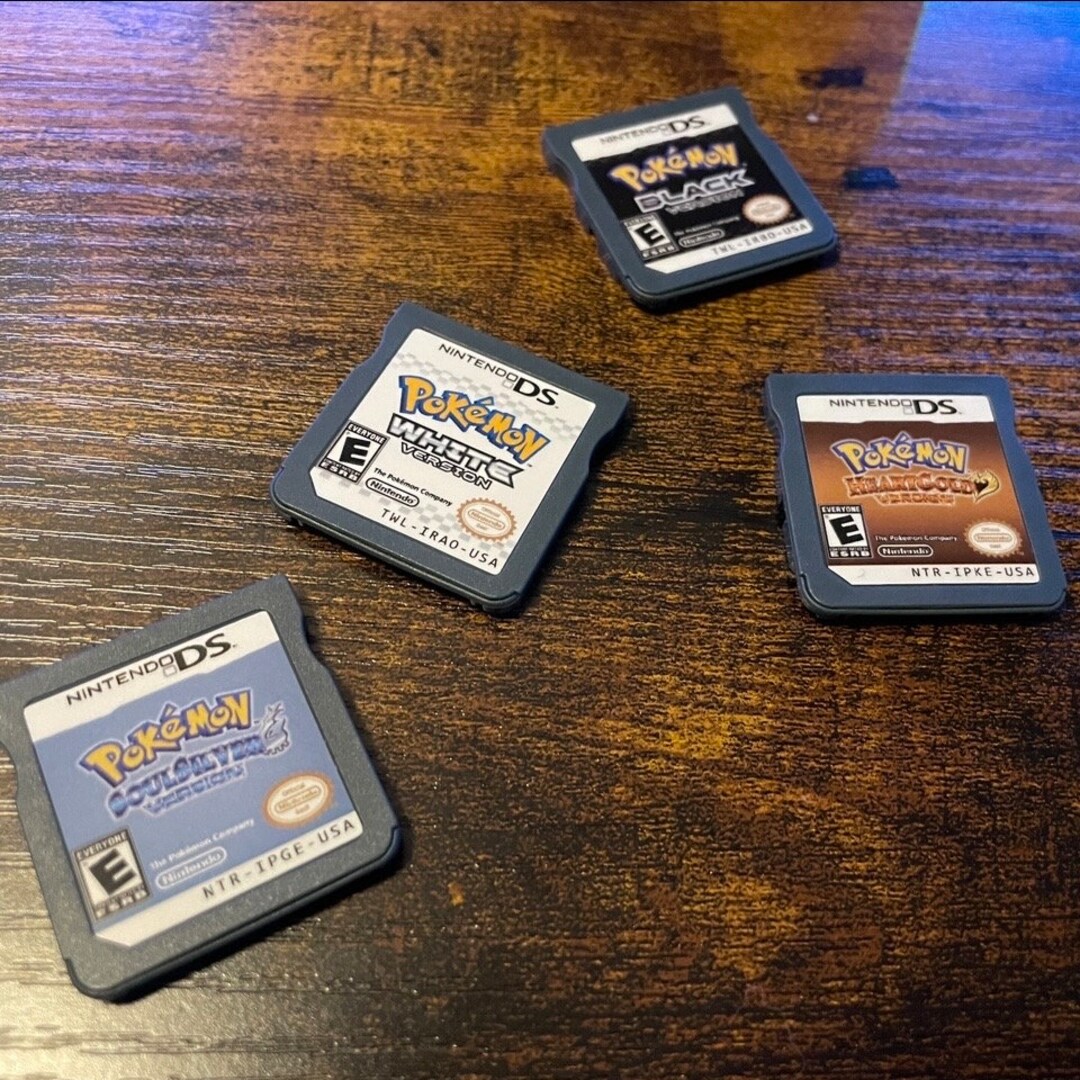 Pokemon DS R4 Cartridges Gold, Silver, White, Black - Etsy