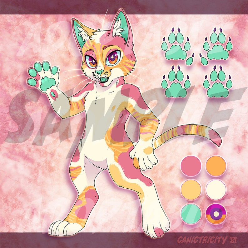 FOUR Domestic Cat Bases for Adopts and Refs 2021 - Etsy