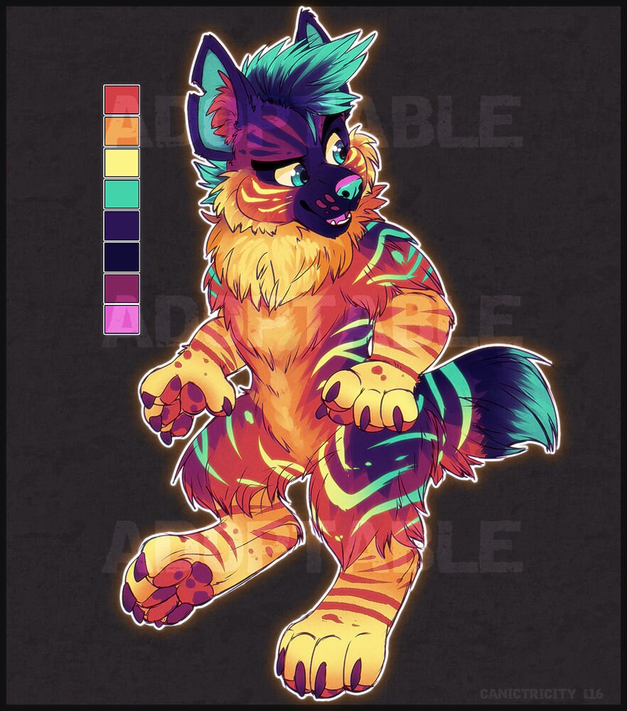 Mini Hyena Base for Adopts and Refs 2016 - Etsy