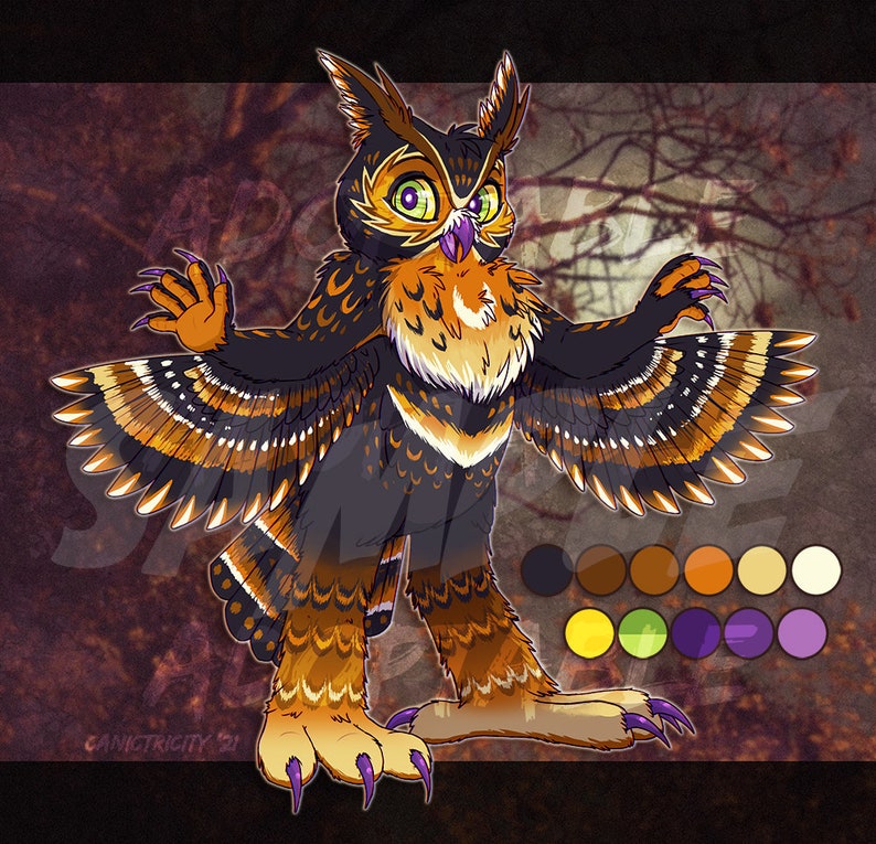 Anthro Owl Base for Adopts and Refs 2021 - Etsy
