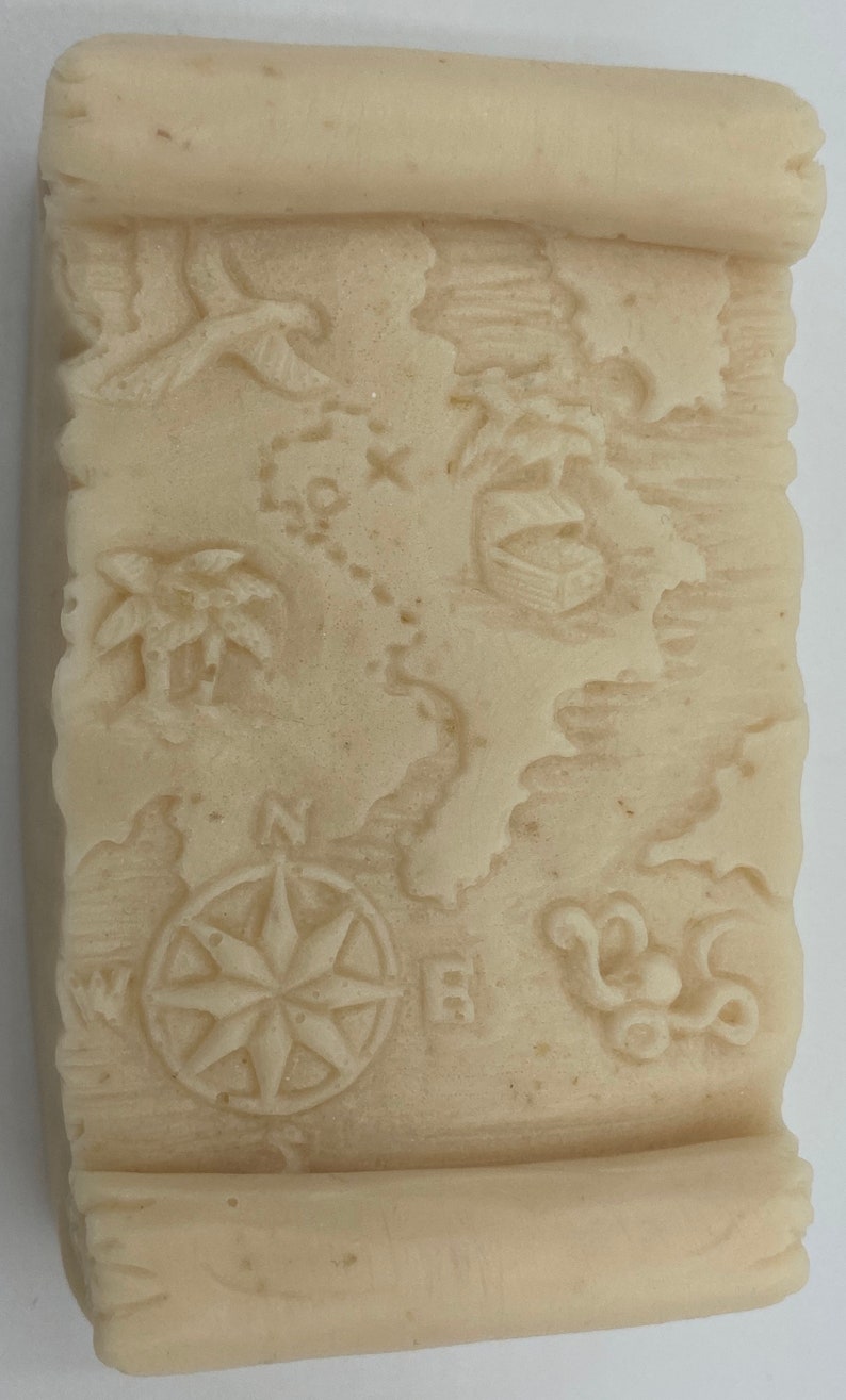 Pirate Map Oatmeal and Shea Butter Soap - Etsy