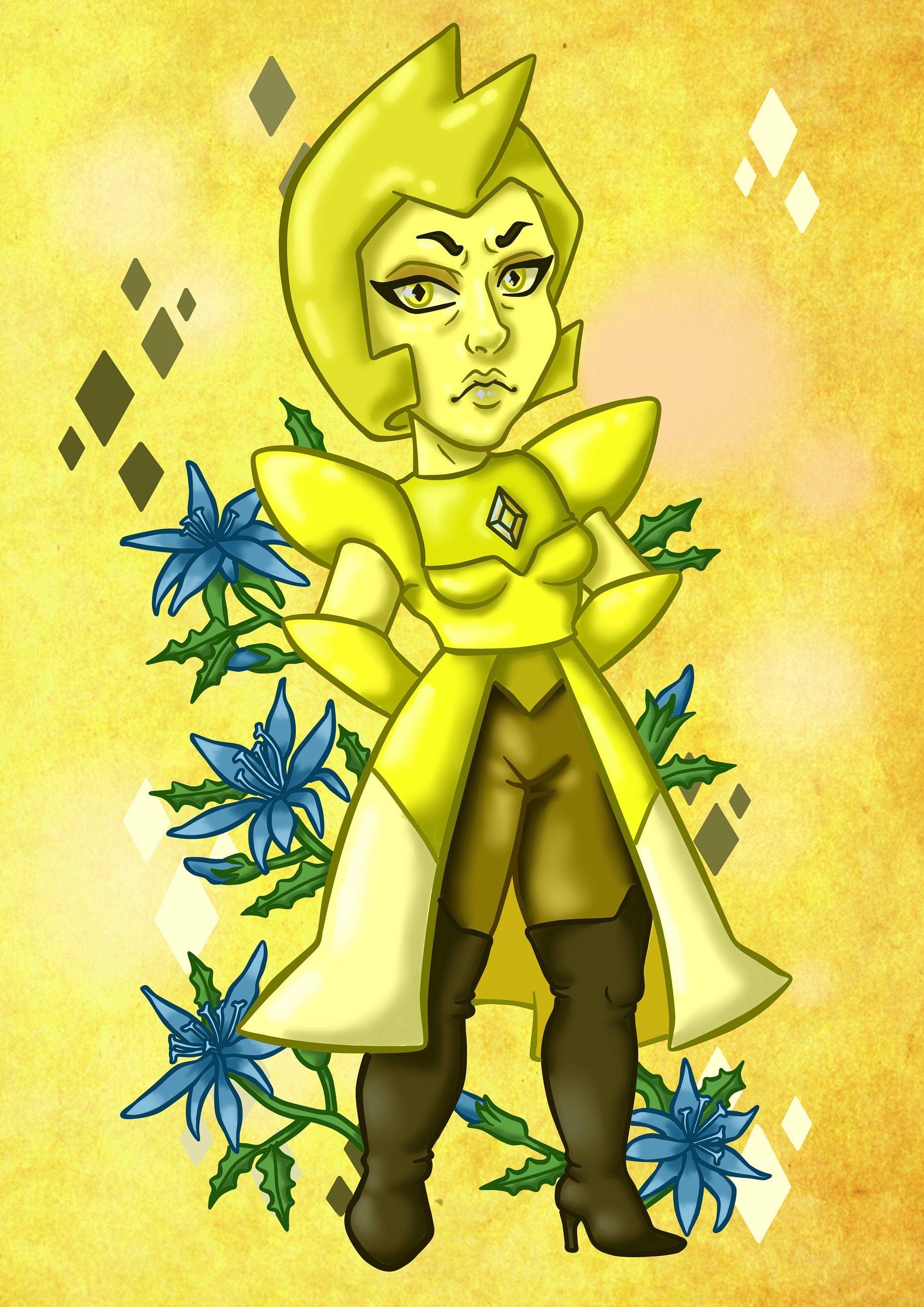 Yellow Diamond steven Universe - Etsy