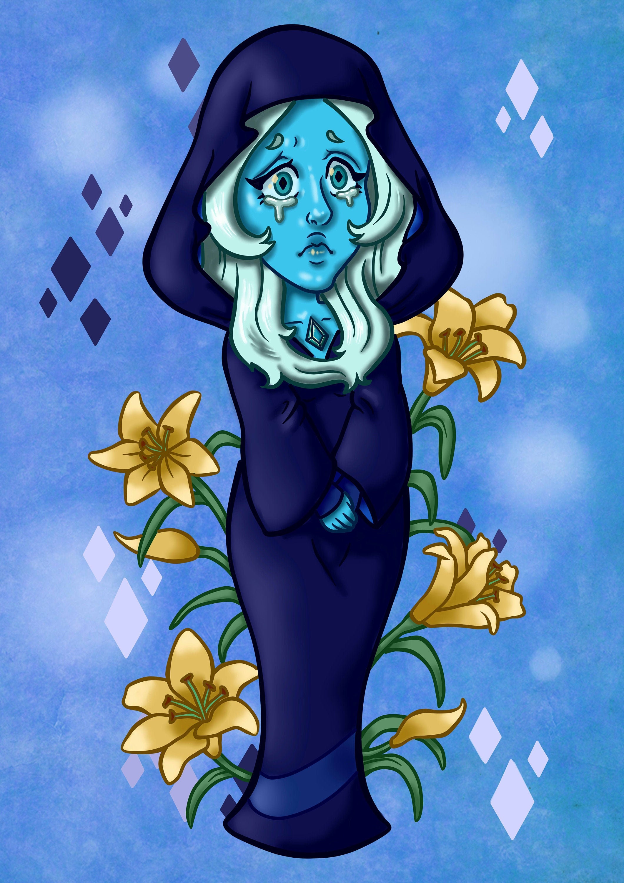 Blue Diamond steven Universe - Etsy