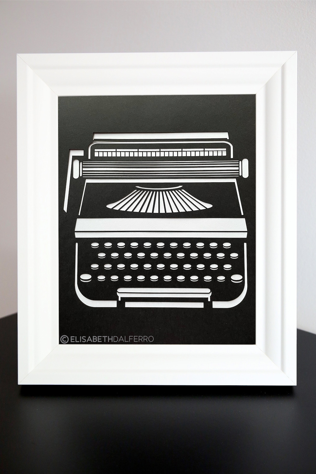 Typewriter, Poster, Cutout, Vintage, Typewriter, Typist, Art, Paper Art ...
