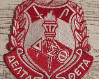 Newly Revised Delta Sigma Theta Crest per National Protocol /iron-on ...
