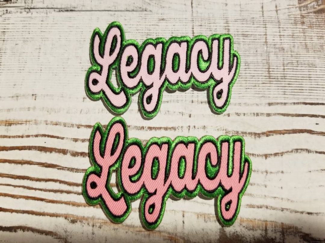 Legacy Patch- Iron on (pink) - Etsy
