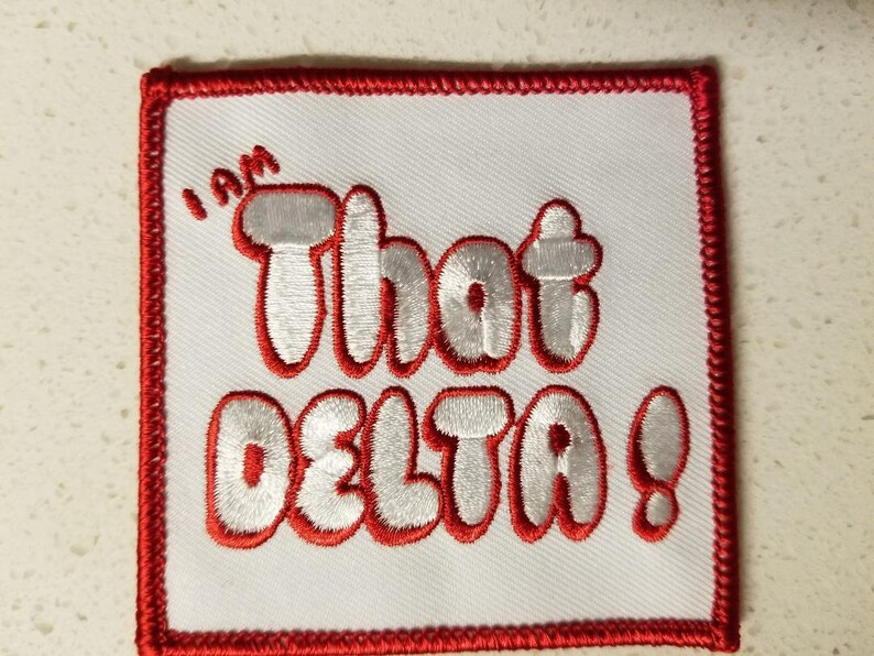 I Am that Delta 3x3 Iron-on Patch: | Etsy